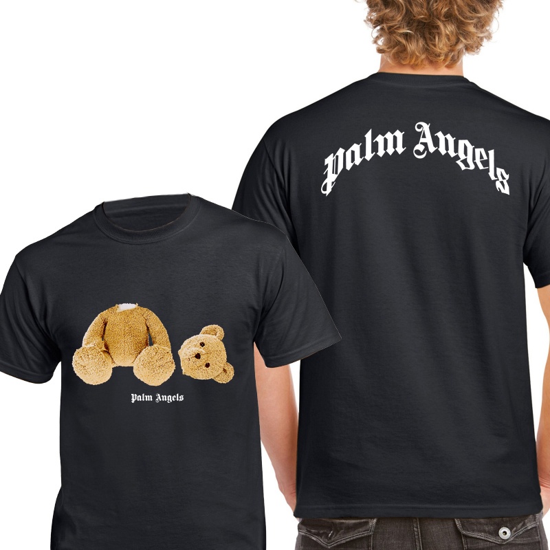 Palm angels sprayed red tee - popcornpcrn - ThaiPick