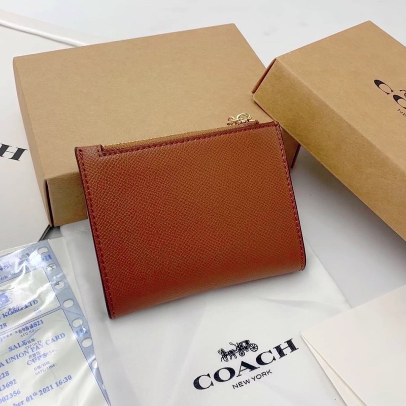 COACH SNAP CARD CASE IN SIGNATURE CANVAS - bagoutlet.shop - ThaiPick