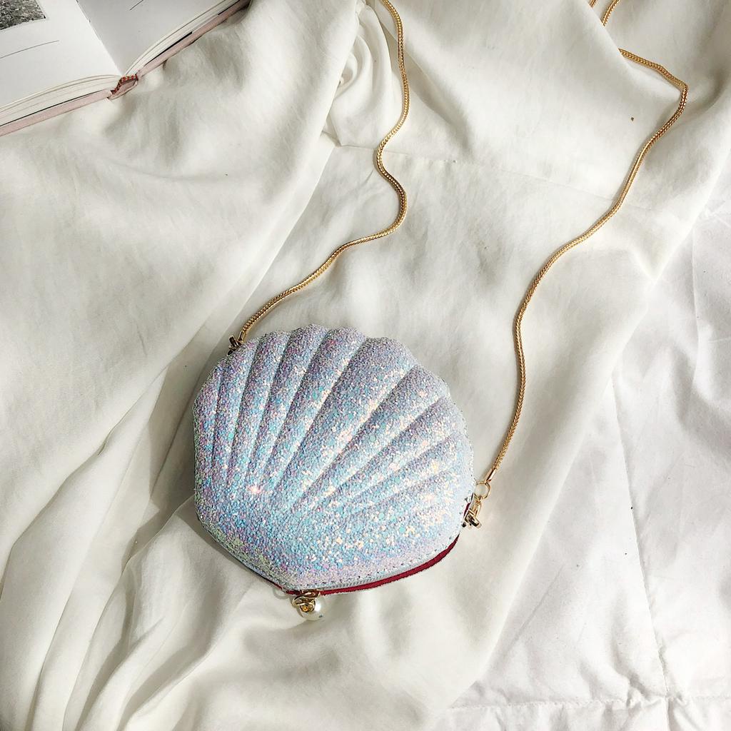 Summer foreign style bag chain womens bag 2019 net red same Sequin Mini ...