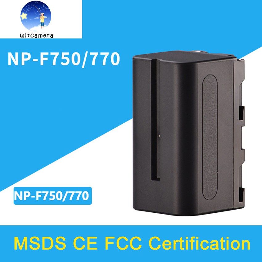 แบตเตอรี่เทียบ NP-F770 4400mAh ใช้สำหรับ F950 F970 F550 F770 MC1500C ...