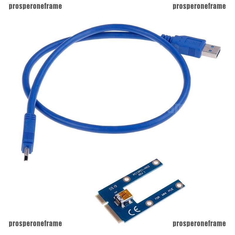 (pro) mini pcie to usb 3 . 0 to mini pci e pcie express แผ่นบอร์ดการ์ด ...