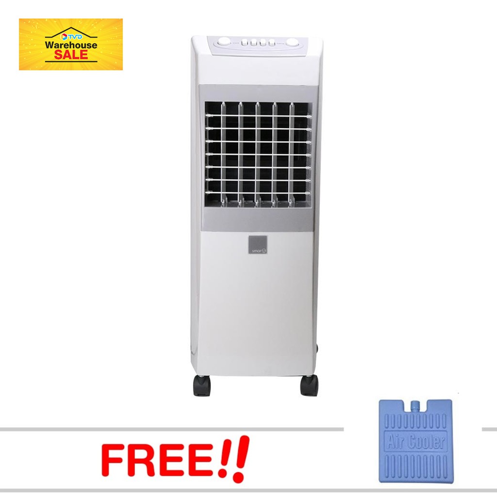 Smart Cool Jet STF-B041 พัดลมไอเย็นเจ็ทปุ่มกด 8 ลิตร แถมฟรี เจลทำความ ...