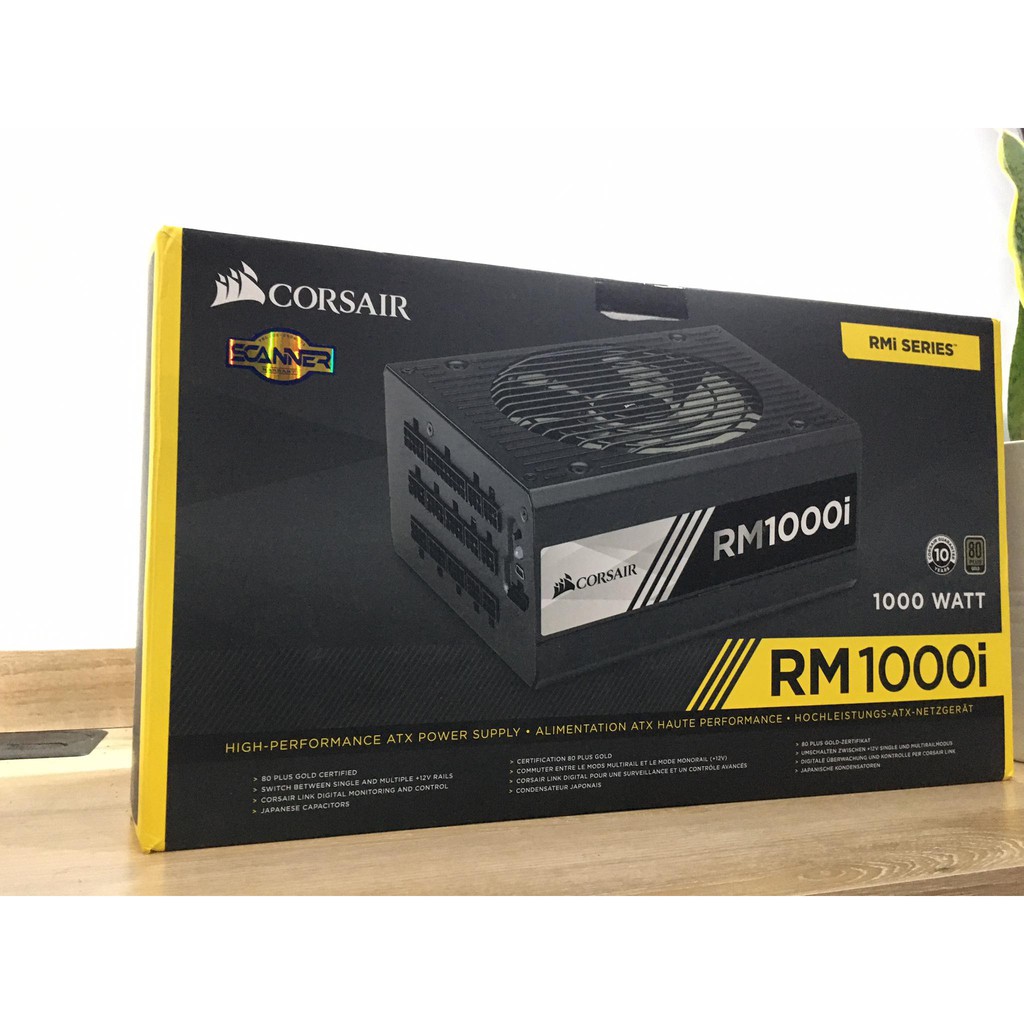 PSU Corsair RM1000i 80+ gold (1000W) มือสอง 3,690 บาท MINE PCS (ประกัน ...