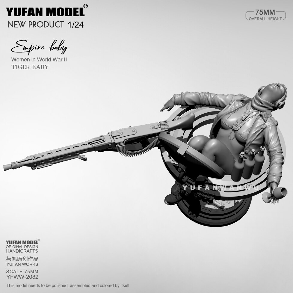 1/24 Yufan Model Resin model kits figure DIY selfassembled YFWW2082 ...