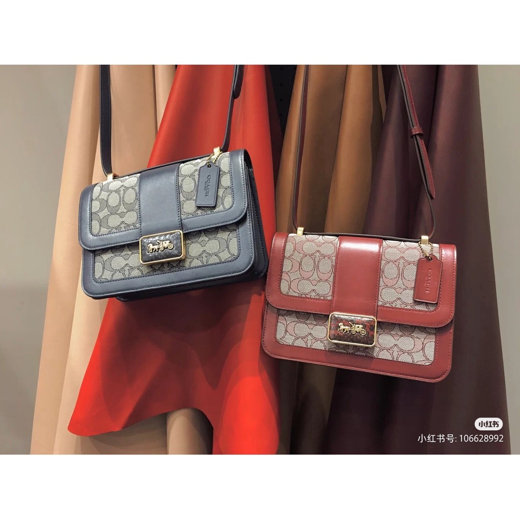 HOT ﹉ Coach 3928 4615 C0712 Alie Shoulder Jacquard Snakeskin Women ...