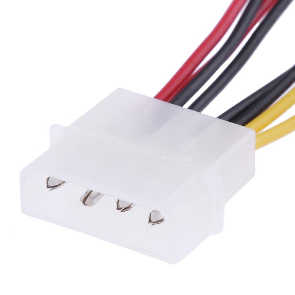 2 ชิ้น 4 - pin molex to 3 - pin fan อะแดปเตอร์เชื่อมต่อสายเคเบิ้ลพัดลม ...