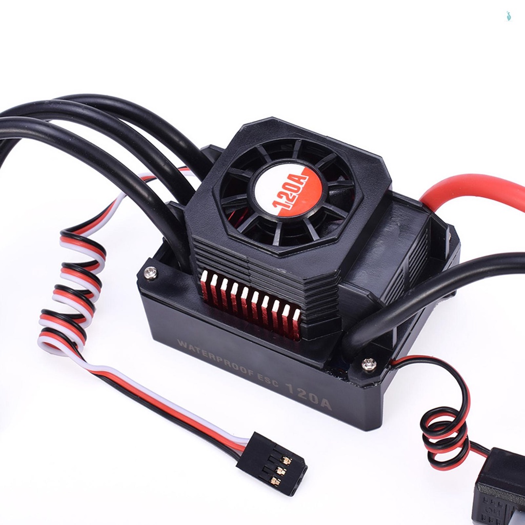 sprcmy120A ESC Electric Speed Controller with Heat Sink Combo Set ...