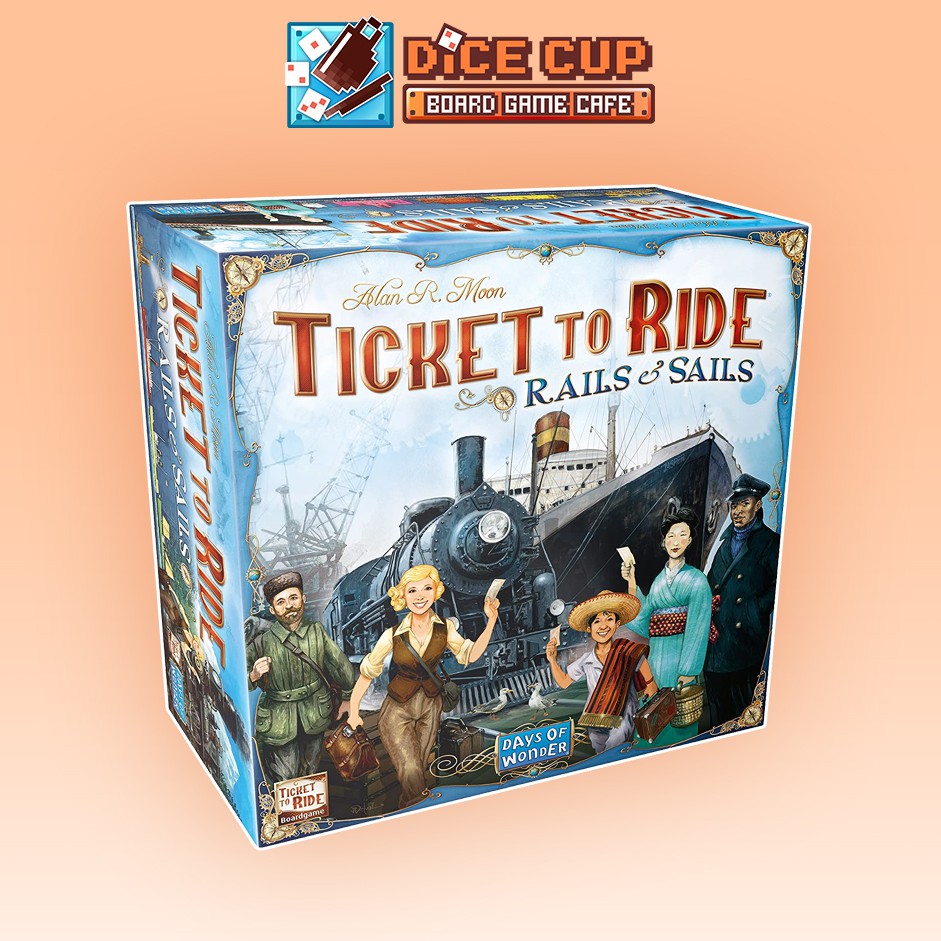 [ของแท้] Ticket to Ride Rails & Sails Board Game | Shopee Thailand