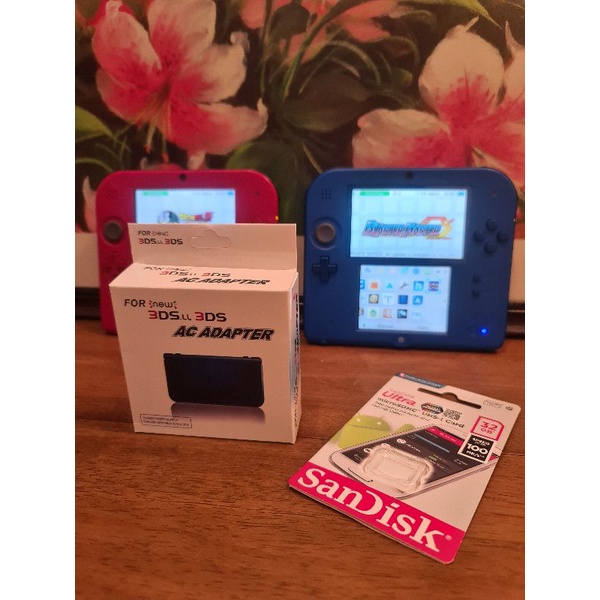 2ds Blueและ Red Console(หายาก)มี2สี แปลงแล้วอุปกรณ์ครบพร้อมเล่น ...