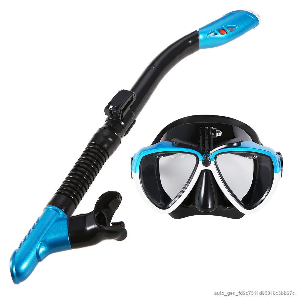 Lixada Professional Diving Mask Scuba Snorkel Swimming Goggles Dry ...