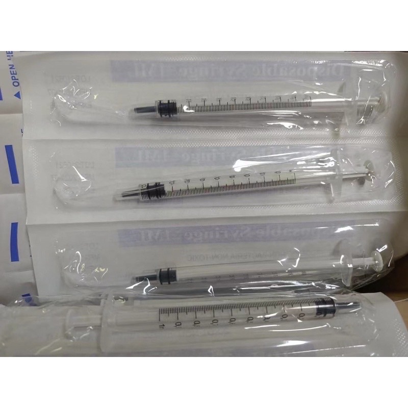 พร้อมส่ง Low Dead Space Syringe 1ml. กระบอกฉีดยา ไซริ้งค์ 1ml. (กล่อง 100ชิ้น) - snow_s9 - ThaiPick