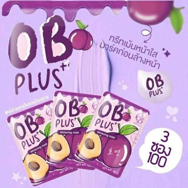 OB+PLUS เช็ดเครื่องสำอาง มาร์คหน้า นวดหน้า มีเก็บเงินปลายทาง - pimene ...