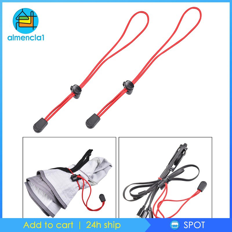 [ALMENCLA1] 1 Pair Tie Cord with Adjustable Buckle, Elastic Rope for ...