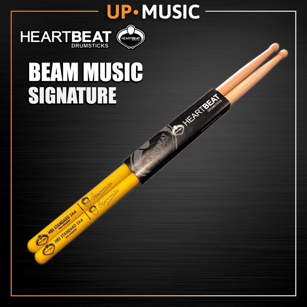 ไม้กลอง Heartbeat Beam music (Signature) | Shopee Thailand