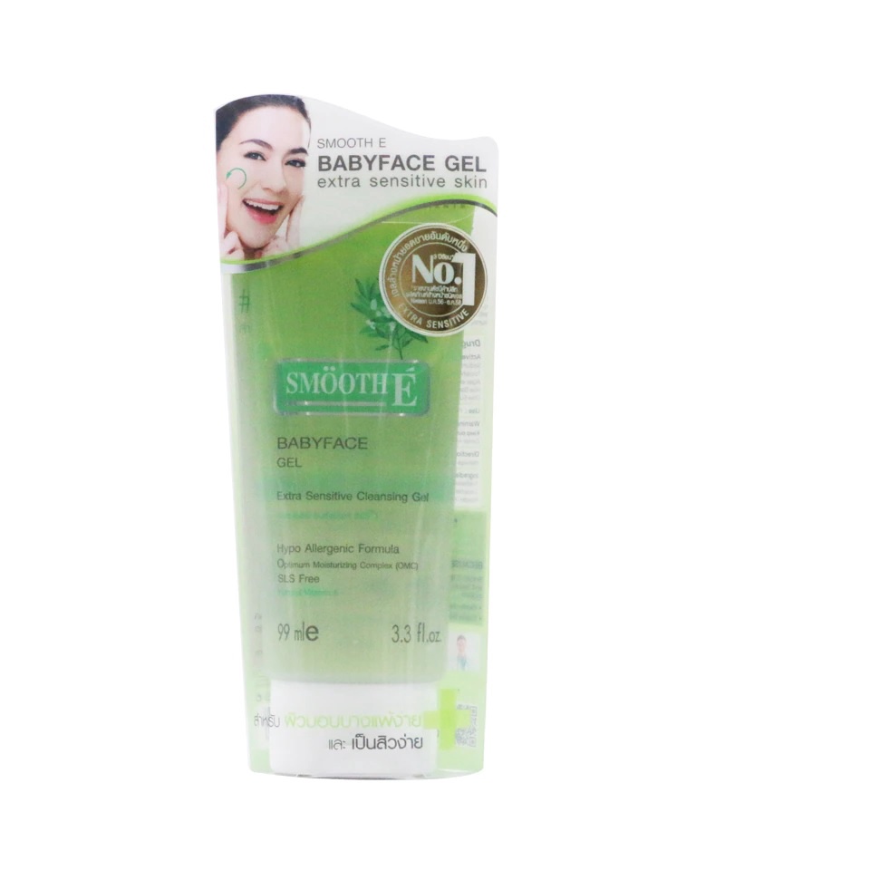 SMOOTH E สมูทอีเบบี้เฟซเอ็กซ์ตร้าเซนซิทีฟคลีนซิ่งเจล 99มล. | Shopee ...