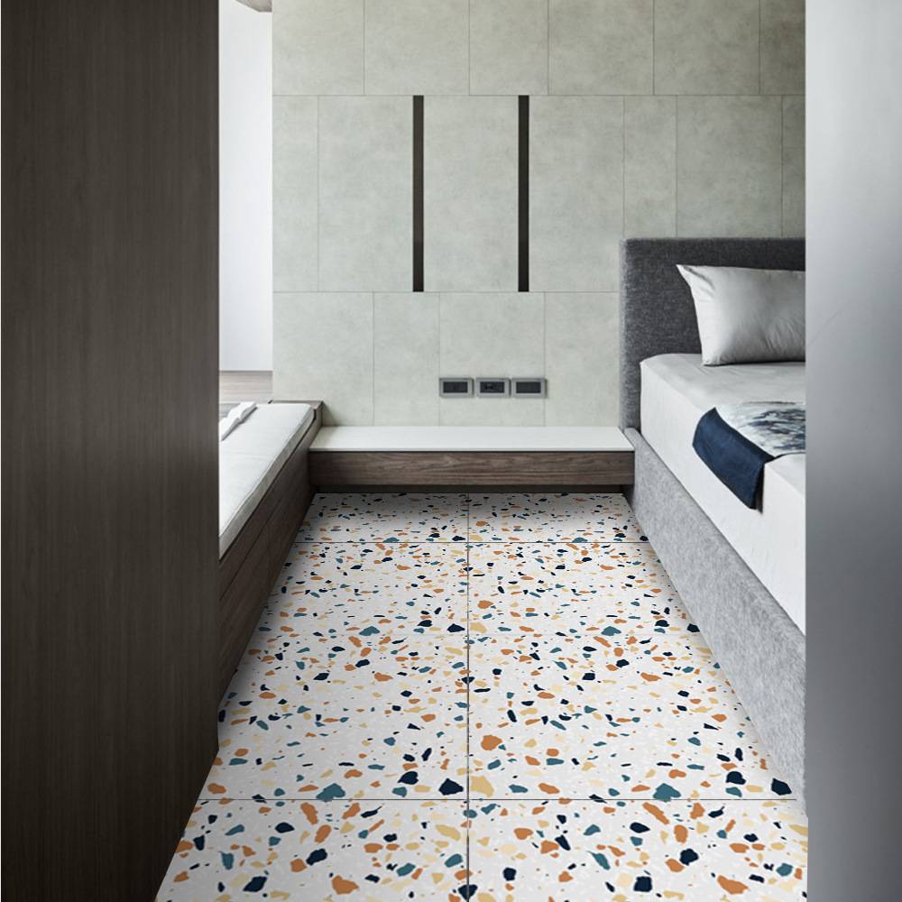 10 pieces New imitation terrazzo stickers self-adhesive tile stickers ...