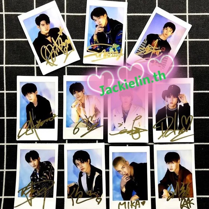 INTO1 Polaroid รูปถ่ายลายเซ็น 3 นิ้ว Zhou Keyu Patrick Zhang Jiayuan ...