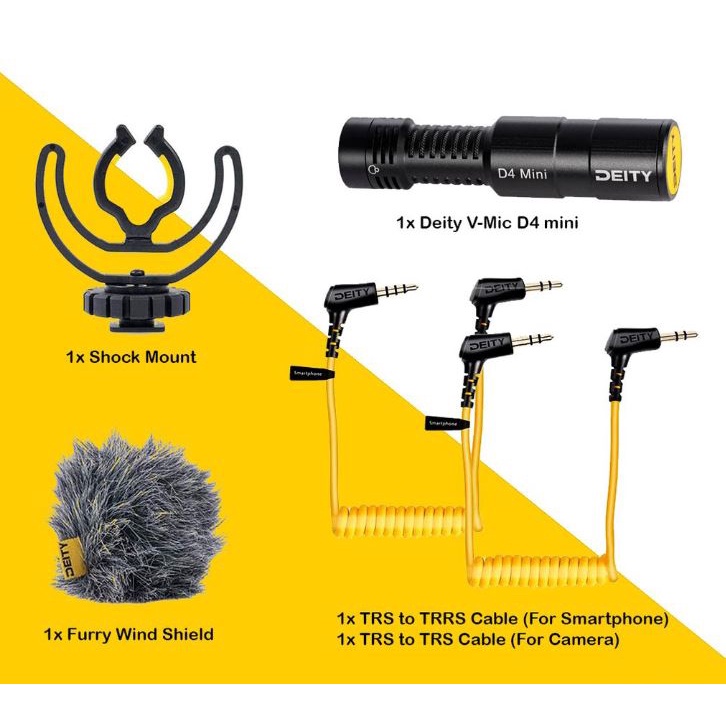 จัดส่งด่วน 4 ชั่วโมงDEITY V-MIC D4 Mini Run-and-Gun Vlogger Mic ไมค์ติด ...