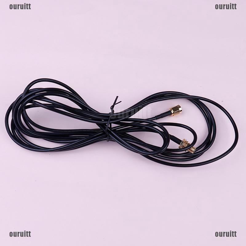Wallhigh 1PC 20cm WiFi router antenna extension cable cord RG174 RP-SMA ...