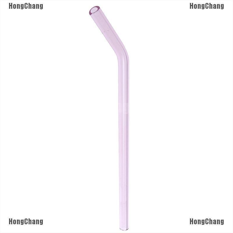 LHGC 1PC Reusable Glass Drinking Straws Bent Pyrex Glass Straws Bent ...