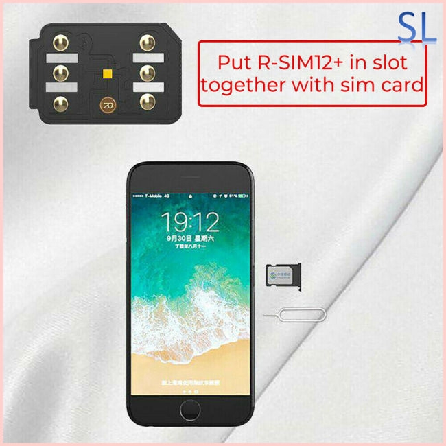 Rsim 12 Plus 2019 R - Sim นาโน Unlock การ์ด Iphone X 8 7 6 S 4 G Ios 12 ...