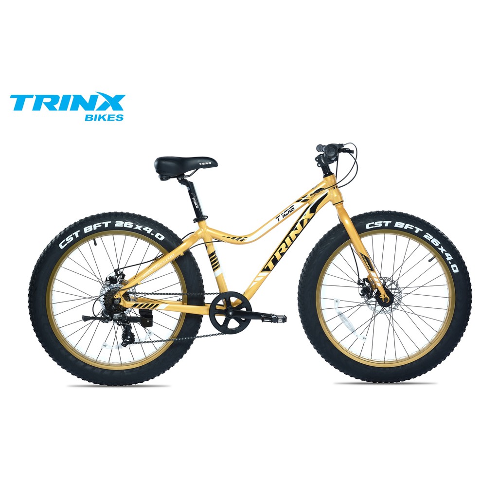จักรยานล้อโต TRINX FATBIKE T106 7 สปีด เฟรมอลู วงล้อ 26 นิ้ว 2021 - km8bicycle - ThaiPick
