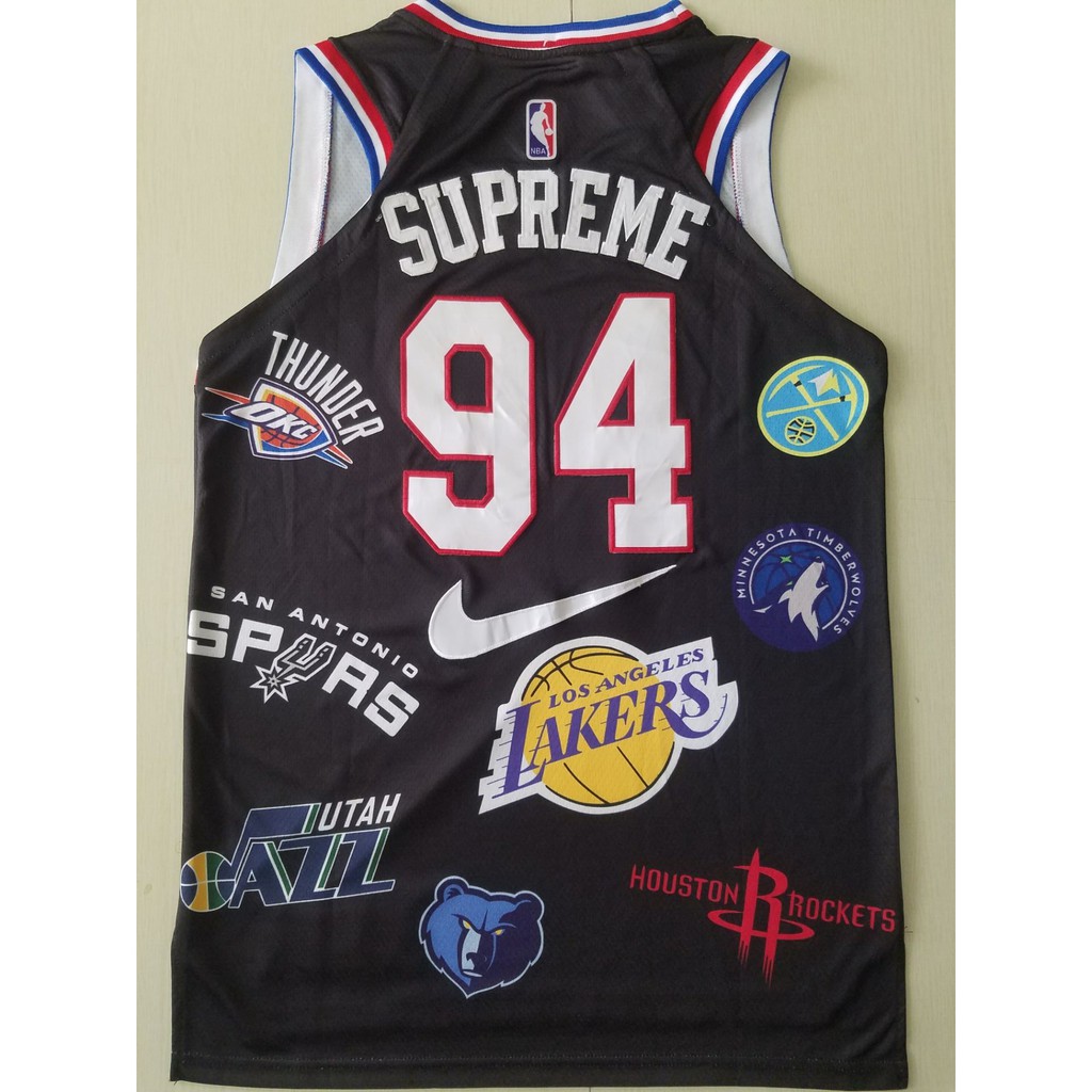 ใหม่ เสื้อบาสเก็ตบอล NBA 17-18 season Supreme # 94 สีดำ - kjj8uc5c7g ...