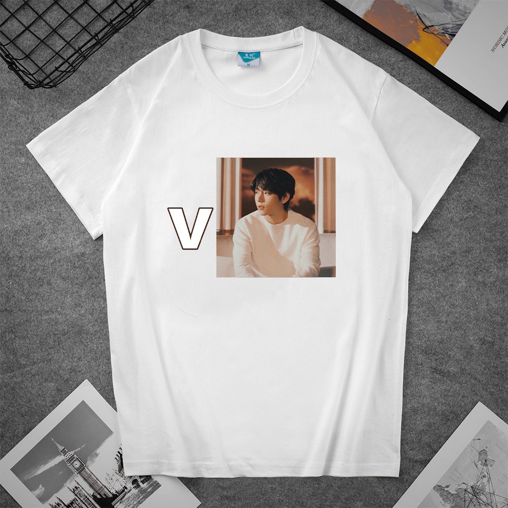 BTS Shirt Oversized BTS Jin V Women Men Couple Tshirt for Girls Cotton ...