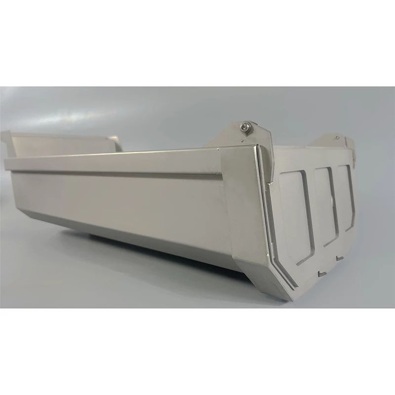 Metal Dump Truck Body 6x6 Stainless Steel U Bucket for 114 Tamiya RC ...