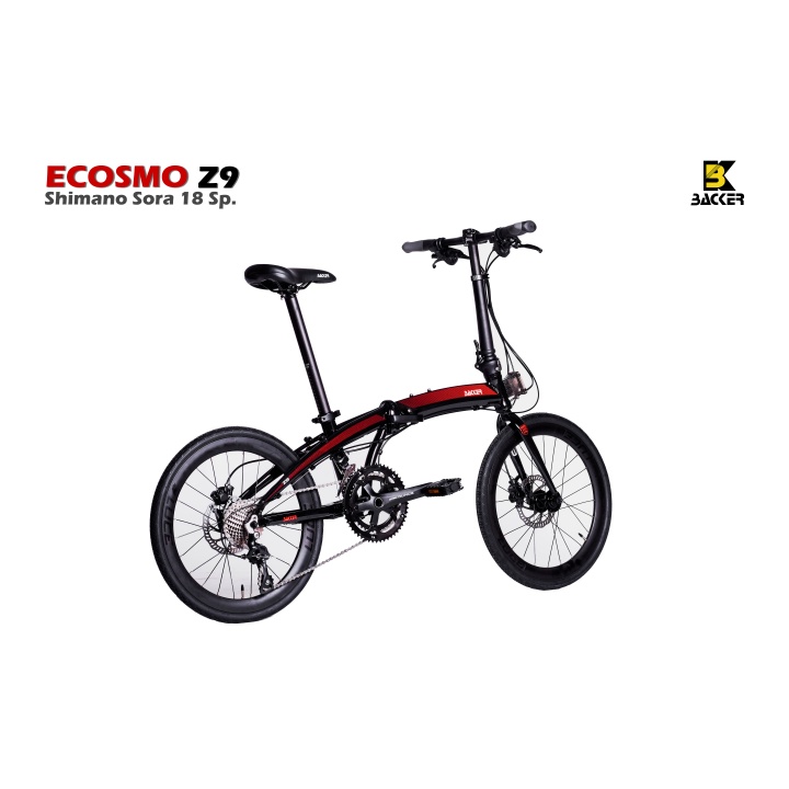 จักรยานพับ BACKER รุ่น ECOSMO Z9 - speedcycle.shop - ThaiPick