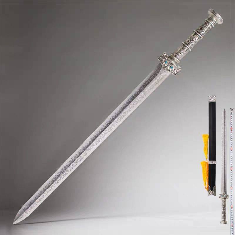 Longquan Zhuo Yue Baojian Mids โลหะเต็มฮั่นดาบทาวน์เฮ้าส์ดาบมังกรฤดู ...