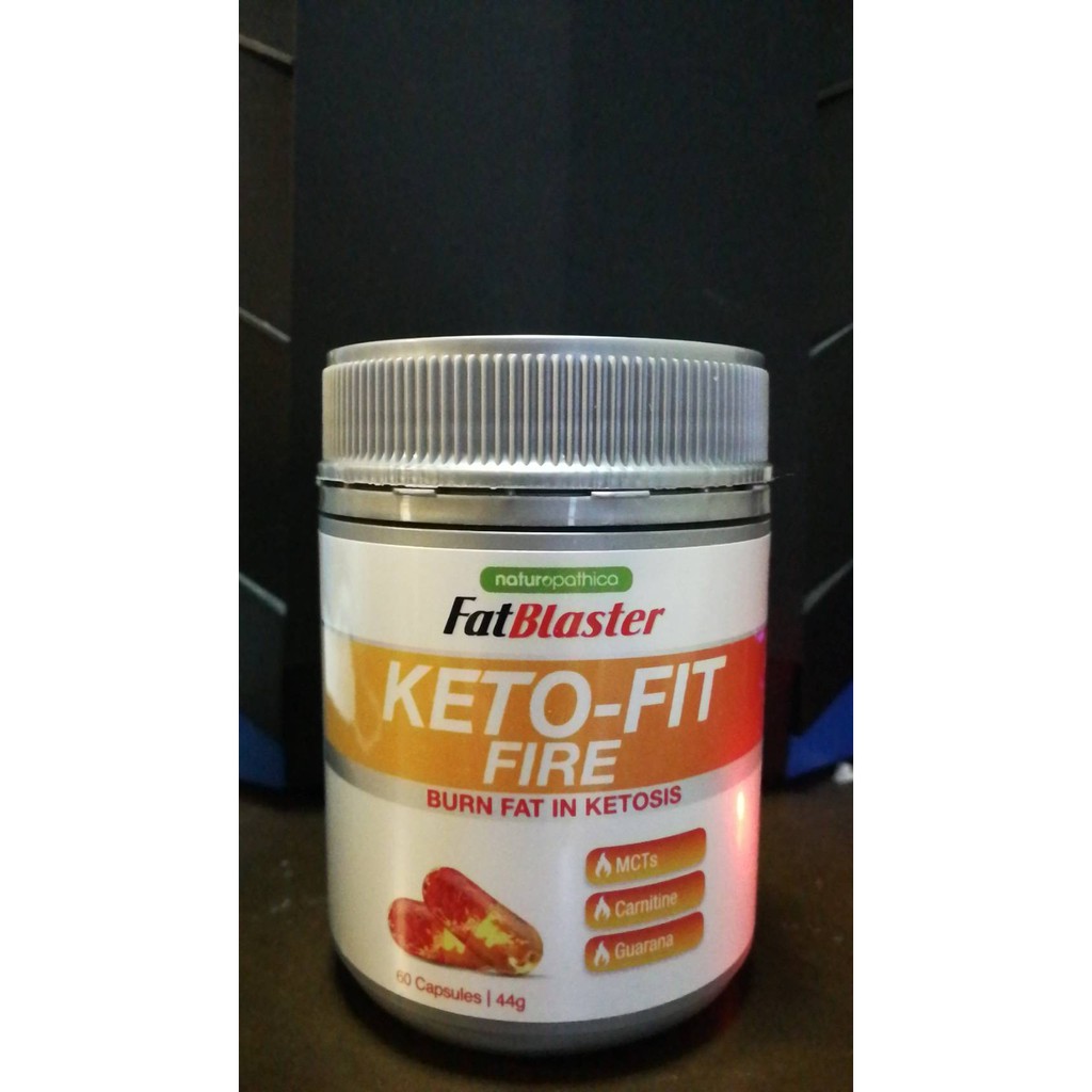 Naturopathica Fatblaster Keto Fit Fire 60 Capsules ฉลากออสเตรเลีย ...