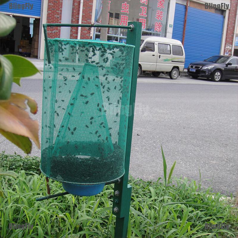 Bling Reusable Green Fly Catcher Killer Cage Net Trap Insert Bug Pest ...