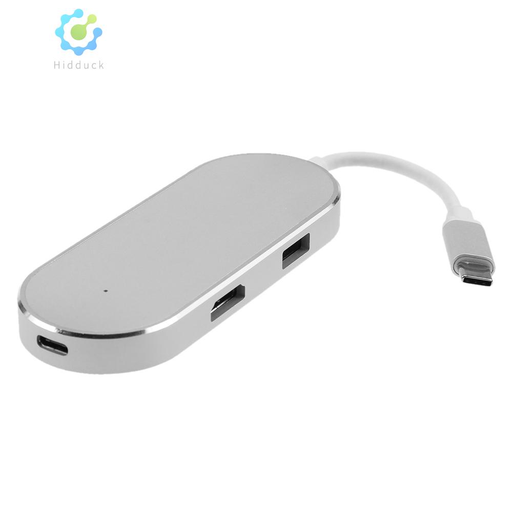 (Pro-Hid)Type-C To HDMI-compatible + 2 x USB3.0 + Type-C Port Extender ...