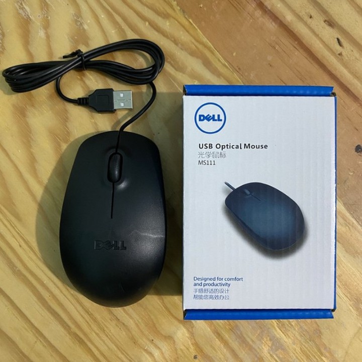 Dell MS111 USB Mouse Computer Peripherals Office Mouse Optical Mice for ...