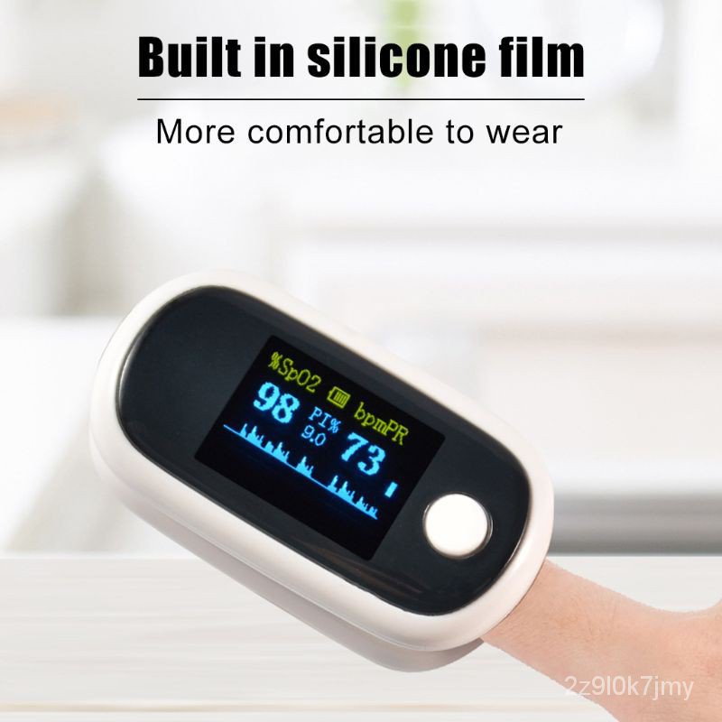 【pulse oximeter】 char Rechargeable USB Finger Clip Fingertip Pulse ...