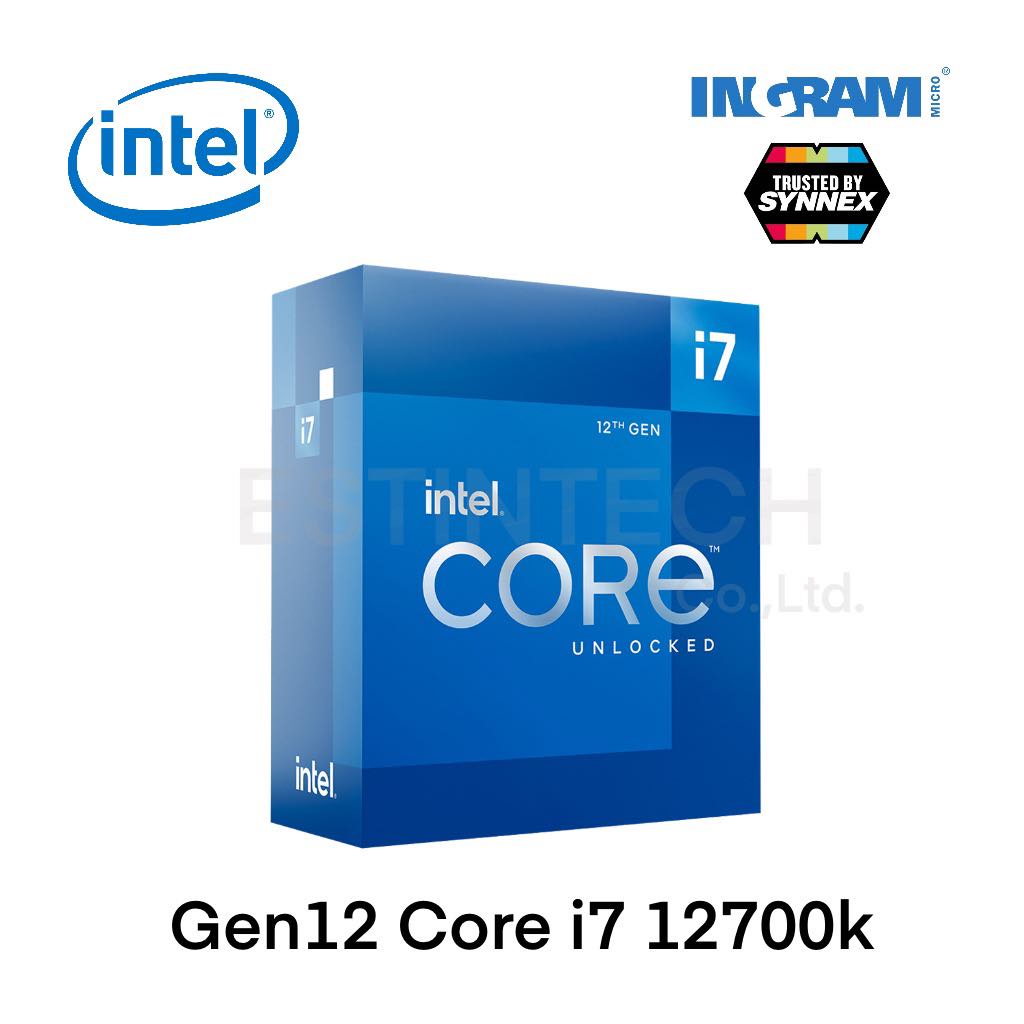 CPU (ซีพียู) Gen 12 INTEL 1700 CORE I7-12700k 3.6 GHz Boost 5.0 GHz ของใหม่ประกัน 3ปี | Shopee ...