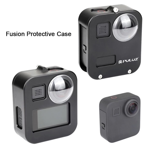 PULUZ GoPro Max Housing Case Cover CNC Aluminum Alloy Protective Cage ...
