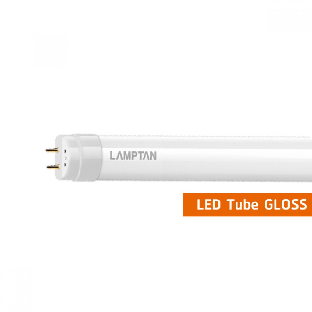 Lamptan หลอดนีออน แลมป์ตัน LED Tube T8 รุ่น Gloss 9W Daylight | Shopee Thailand