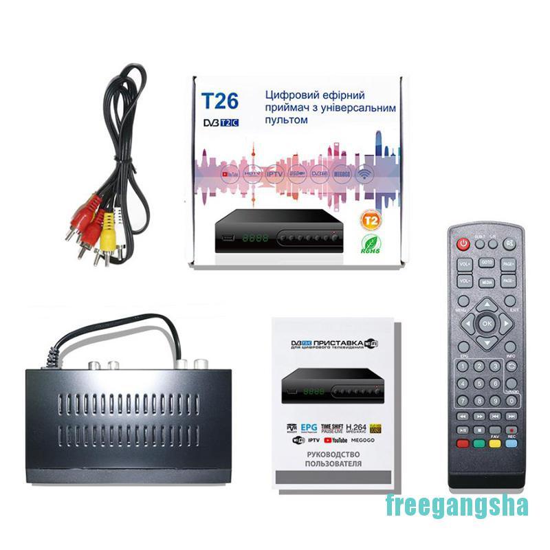 [FR] DVB-C Combo TV Tuner DVB T2 Digital TV Receiver H.264 Decoder Set Top Box GH iGns | Shopee ...