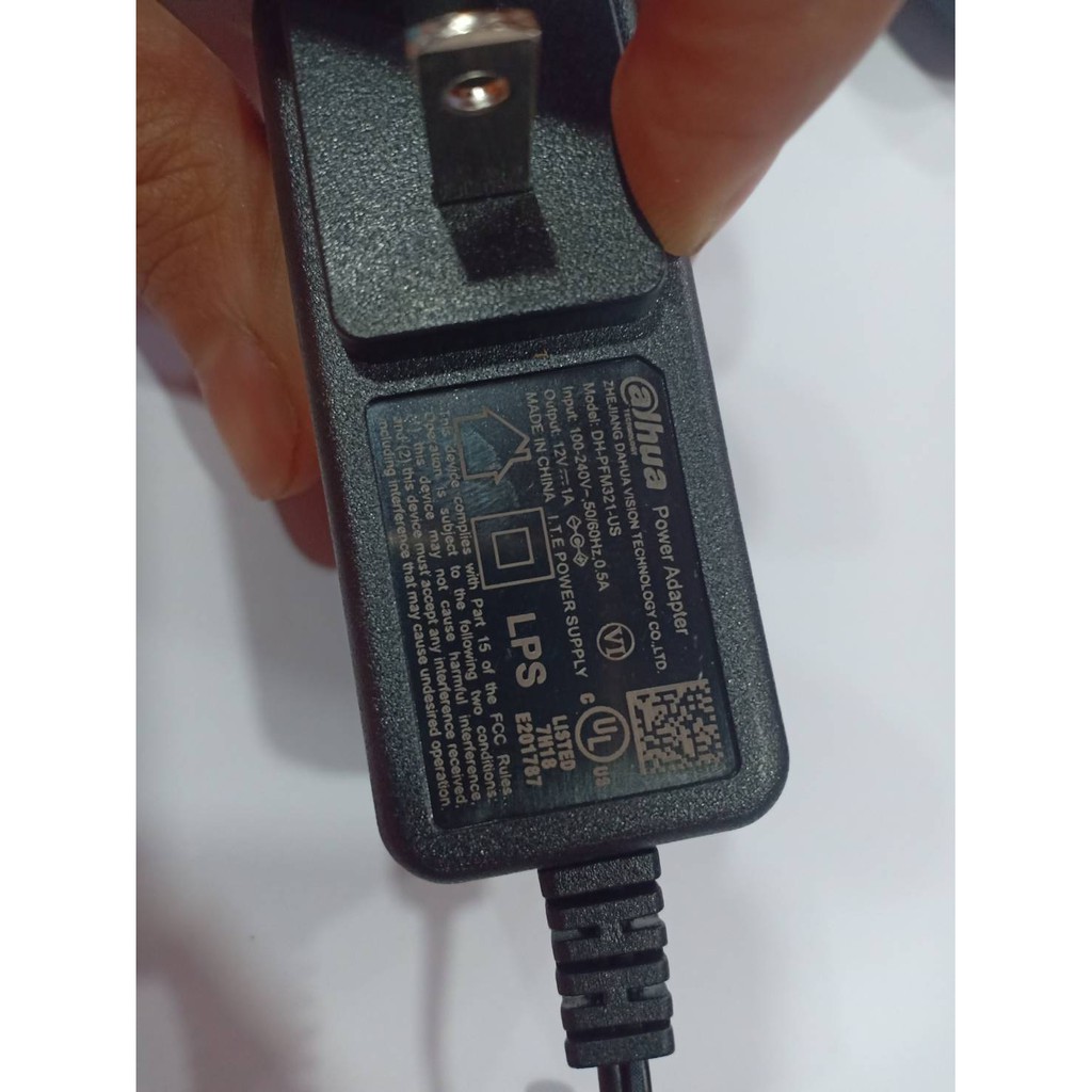 DAHUA Adapter 12V 1A รุ่น AI-DH-PFM321 สำหรับกล้องวงจรปิด Adapter CCTV ...