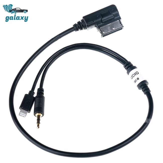 ami mdi audi lightning aux อะแดปเตอร์แปลงสายเคเบิ้ลสําหรับ audi iphone ...