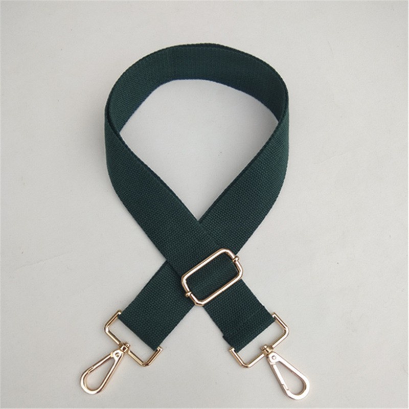canvas cloth Solid Color bag strap belt 3.8cm wide replace Shoulder ...