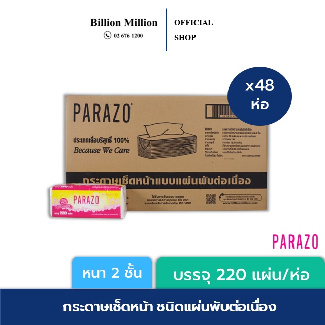 ยกลัง PANDA กระดาษทิชชู่ เช็ดมือชนิดแผ่น 200 แผ่นห่อ หนา 2 ชั้น บรรจุ ...