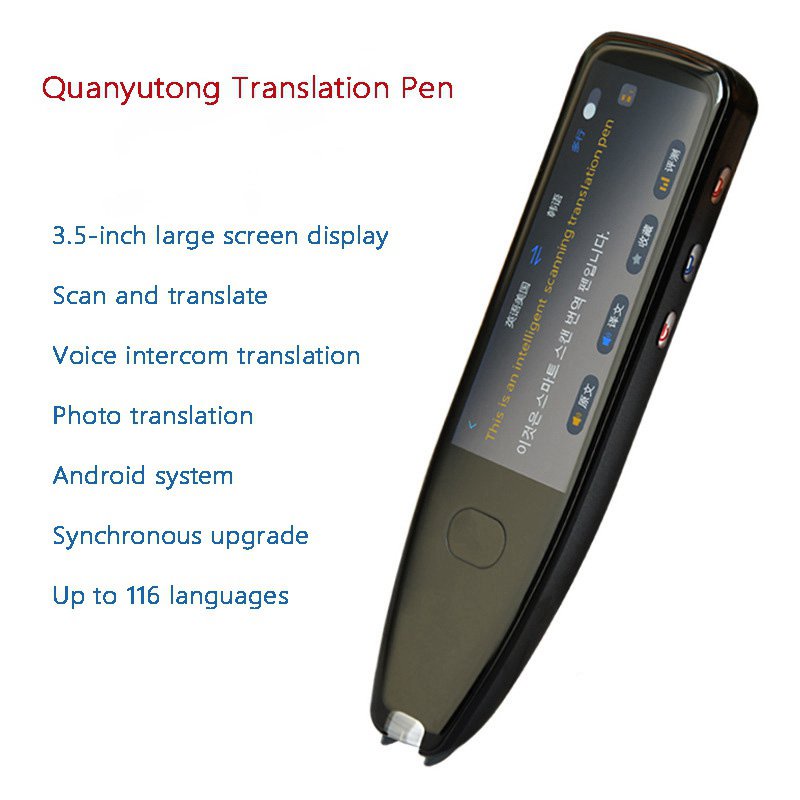 Translator Device 116 Languages 3.5 Inch LCD Voice Intercom Scanning ...