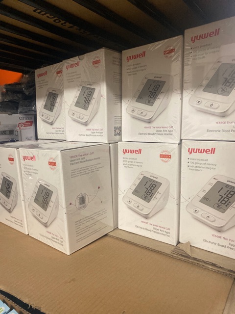 เครื่องวัดความดัน 660e/ACE(จอขาวดำ) YUWELL รุ่น YE660E ฟรีกระเป๋า ...