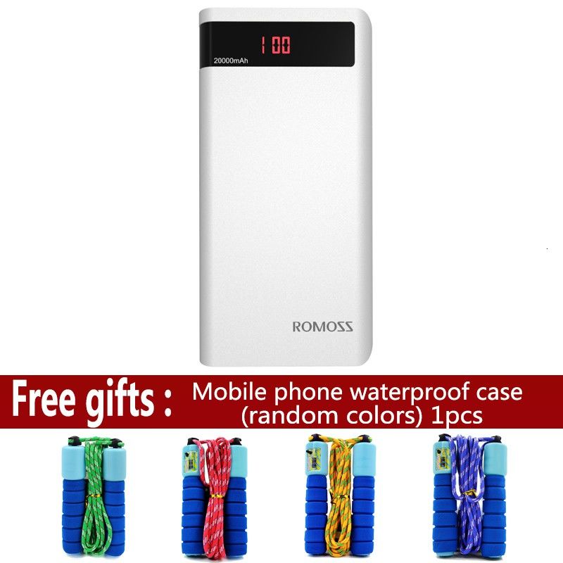 OriginalRomoss Sense 6P 20000mAh Power Bank And FREE rope skipping ...