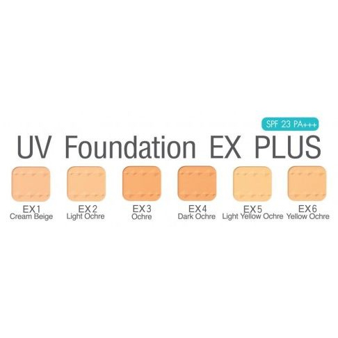 Cezanne UV Foundation EX Plus แป้งผสมรองพื้น มีให้เลือก 4 เฉดสี ทั้งแบบตลับ และ รีฟิล ...