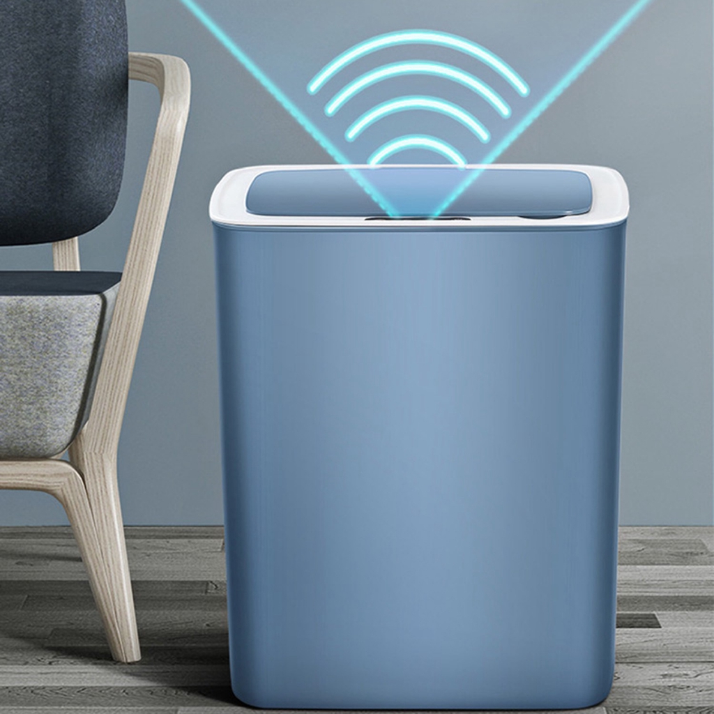 USB Automatic Sensor Dustbin Smart Sensor Trash Can Induction Waste Bin ...