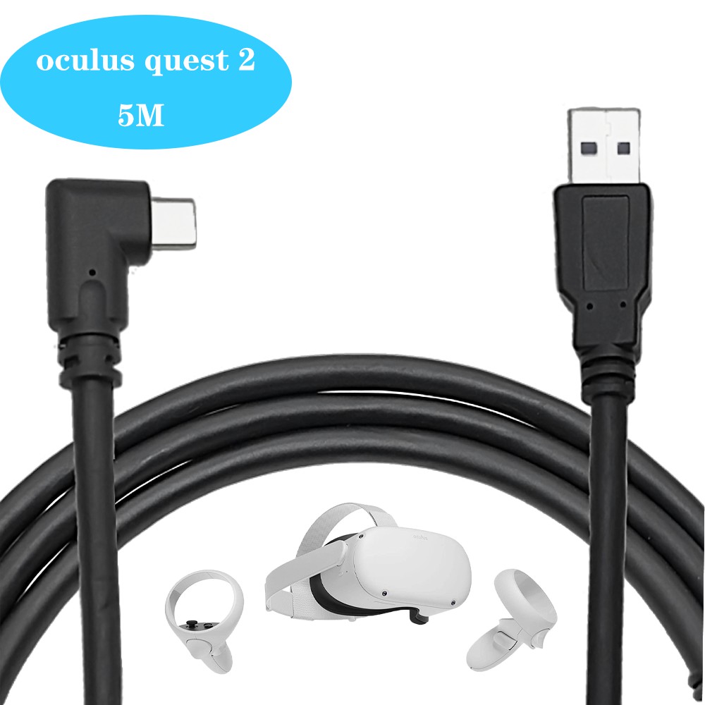5M Link Cable for Oculus Quest 2 VR Headset Type-C to USB 3.1 Cable ...